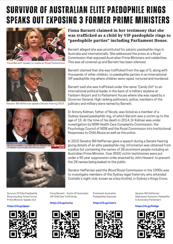 Fiona Barnett alleged a paedophile ring that abused her, involved ...