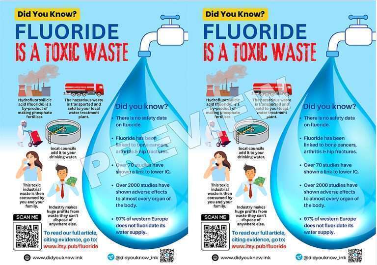 Did you know that Fluoride is a toxic waste? | Did You Know.Ink
